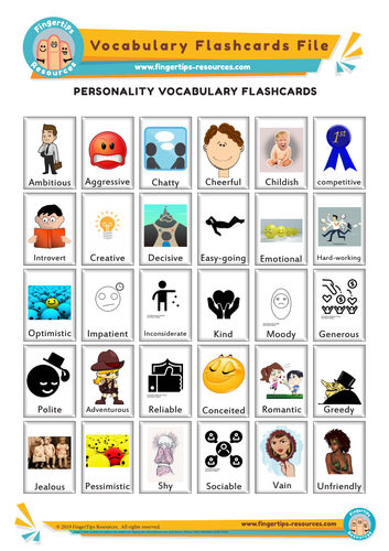 Personality & Character Unit - ESL Activity Bundle | Teaching Resources