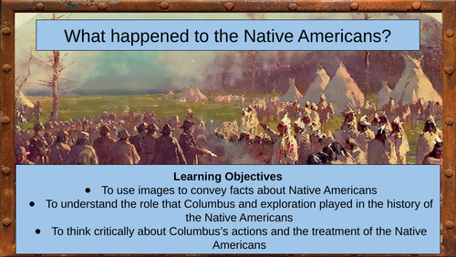 KS3 History of the Native Americans 4 lessons - suitable for remote ...