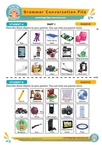 PASSIVE - Grammar Speaking | Teaching Resources