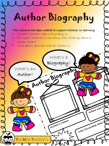 Author Biography | Teaching Resources