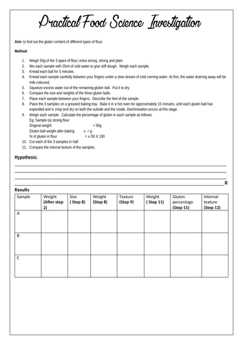 Unit 3 - Level 3 Food Real coursework template Festive buns | Teaching ...