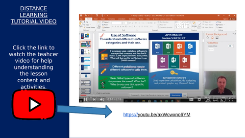 1 Ict Igcse Edexcel Unit 5 Applying Ict Software Types Teaching Resources