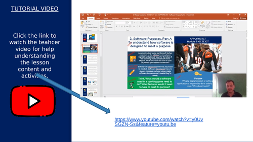 3 Ict Igcse Edexcel Unit 5 Applying Ict Software Purpose Part A Teaching Resources