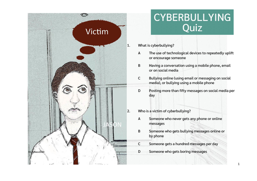 Cyberbullying Quiz (UK) | Teaching Resources