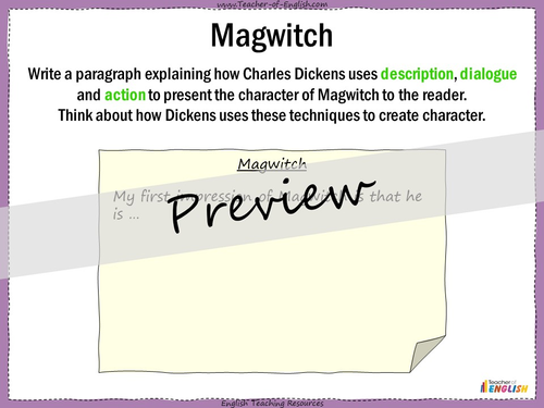 Writing Fiction - Creating Characters - KS3 | Teaching Resources