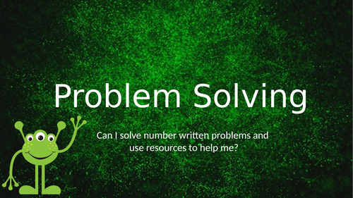 Year 1 Problem Solving Activity | Teaching Resources