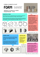 Form - Formal Elements of Art 4 | Teaching Resources