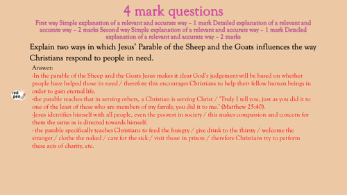 AQA RE GCSE Spec B Catholic Christianity past paper and mark scheme ...