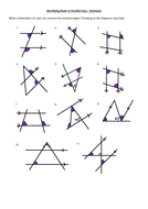 Angles Rules in Parallel Lines (Alternate, Co-interior & Corresponding ...