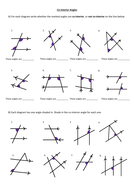 Alternate and Co-interior Angles (Angles in Parallel Lines) | Teaching ...