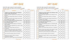 Art Quiz (Key Stage 3) | Teaching Resources