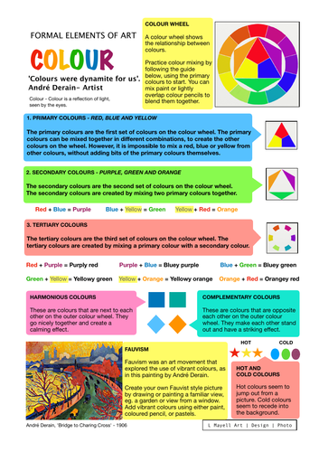 Colour - Formal Elements of Art 5 | Teaching Resources