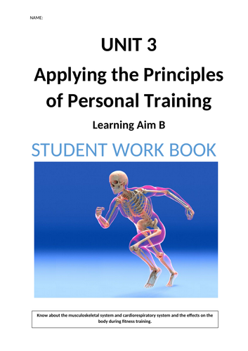 BTEC SPORT Unit 3 Applying the principles of training | Teaching Resources