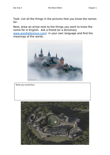 The Worst Witch Year 4 EAL Chapter 1 | Teaching Resources