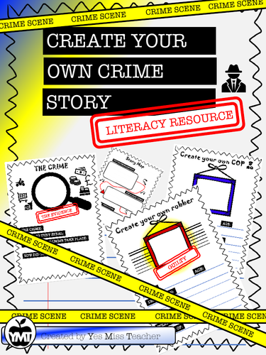 Create your own Crime Scene - Literacy | Teaching Resources