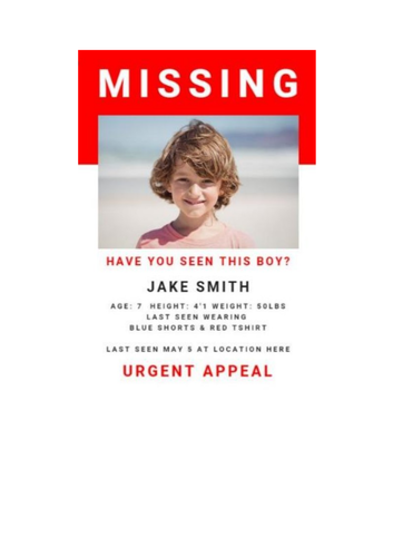 KS3 MISSING PERSON DRAMA SCHEME - EIGHT STRUCTURED LESSONS WITH ...