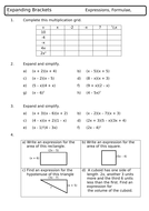 Expanding Brackets - FOIL method | Teaching Resources