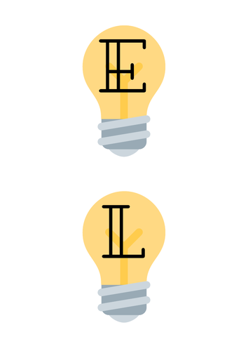 'Electricity' lettering on bulbs Year 4 Science | Teaching Resources