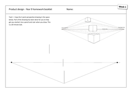 D&T product design homework - Year 9 | Teaching Resources