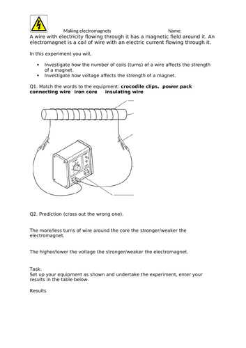 Year 9 Electromagnets lesson (9Je) | Teaching Resources