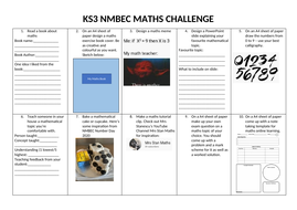 HOME LEARNING KS3 30 Maths Challenges | Teaching Resources