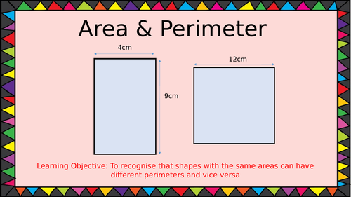 Maths Area and Perimeter Year 6 | Teaching Resources