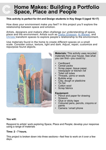 Home School: Space, Place, People and Environment | Teaching Resources