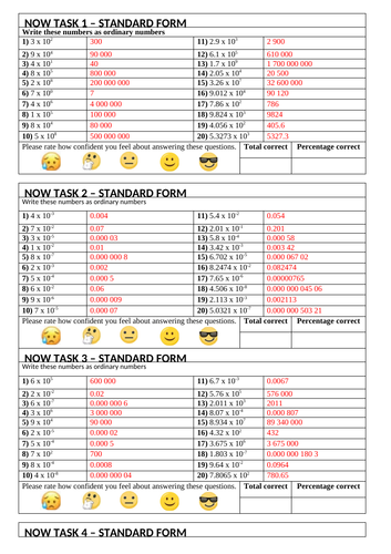 Standard Form | Teaching Resources