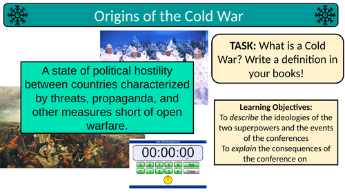 Cold War origins & War Time Conferences | Teaching Resources