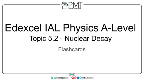 Edexcel IAL Physics Flashcards | Teaching Resources Edexcel IAL Physics Flashcards | Teaching Resources