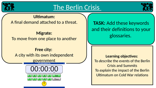 The Berlin Crisis and Summits | Teaching Resources