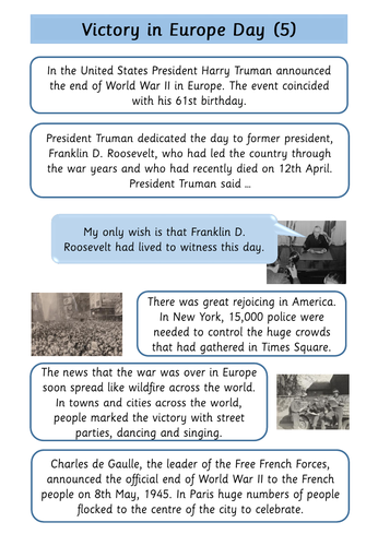 VE Day | Teaching Resources