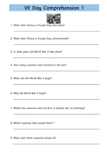 VE Day | Teaching Resources