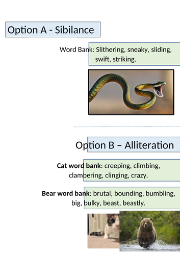 Nature Poetry: Alliteration and Sibilance | Teaching Resources