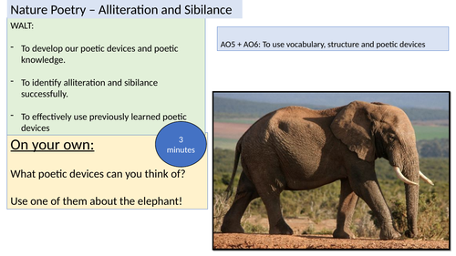 Nature Poetry: Alliteration and Sibilance | Teaching Resources