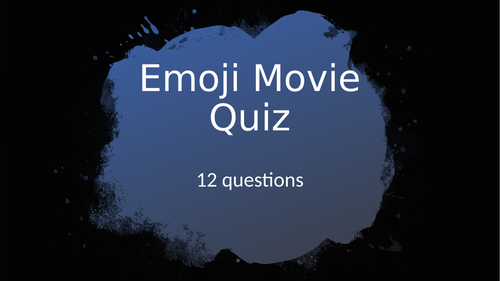 Emoji Movie Quiz | Teaching Resources
