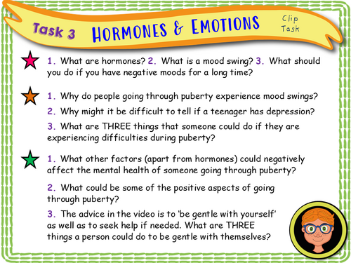 Hormones + Emotions PSHE | Teaching Resources