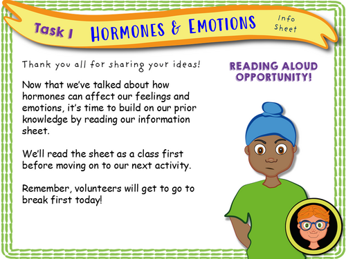 Hormones + Emotions PSHE | Teaching Resources