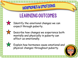 Hormones + Emotions PSHE | Teaching Resources