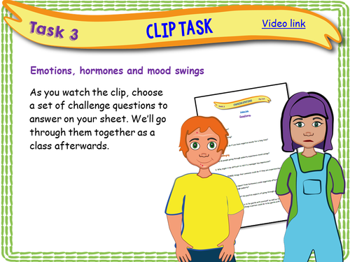 Hormones + Emotions PSHE | Teaching Resources