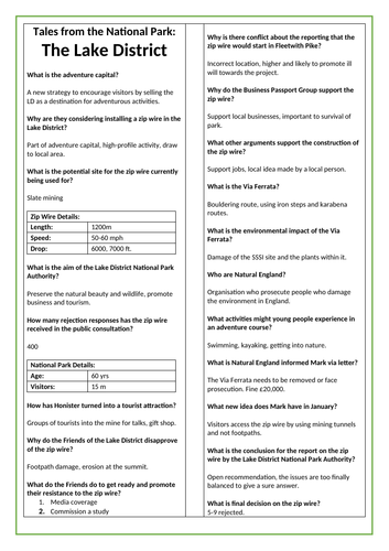 Lake District Documentary | Teaching Resources