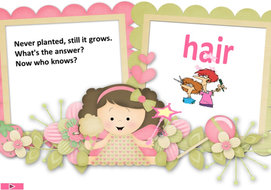 Body parts riddles. | Teaching Resources