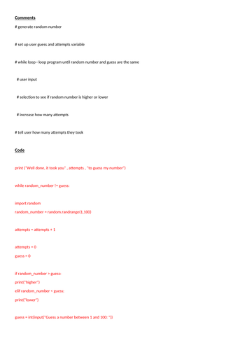 Ks3 Python Primm Teaching Resources 