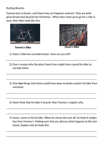 Rusting and Corrosion Protection | Teaching Resources