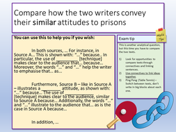 English KS3 Comparing Texts | Teaching Resources