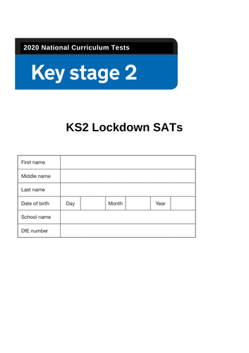 KS2 Lockdown SATs - Fun SATs | Teaching Resources