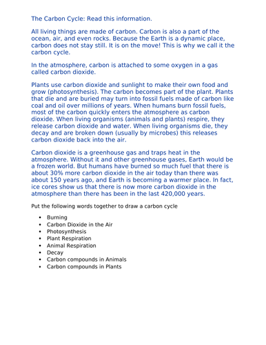 Year 8 - Earth's atmosphere and Combustion | Teaching Resources