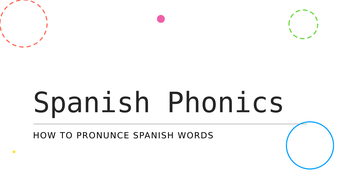 Spanish Phonics | Teaching Resources