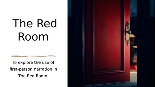 Gothic Fiction: The Red Room | Teaching Resources