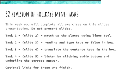 French les vacances holidays recap and reading task | Teaching Resources